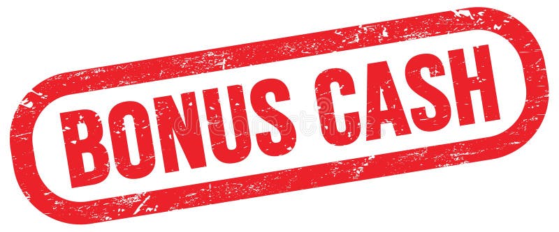 BONUS CASH, Text Written on Red Stamp Sign Stock Illustration ...