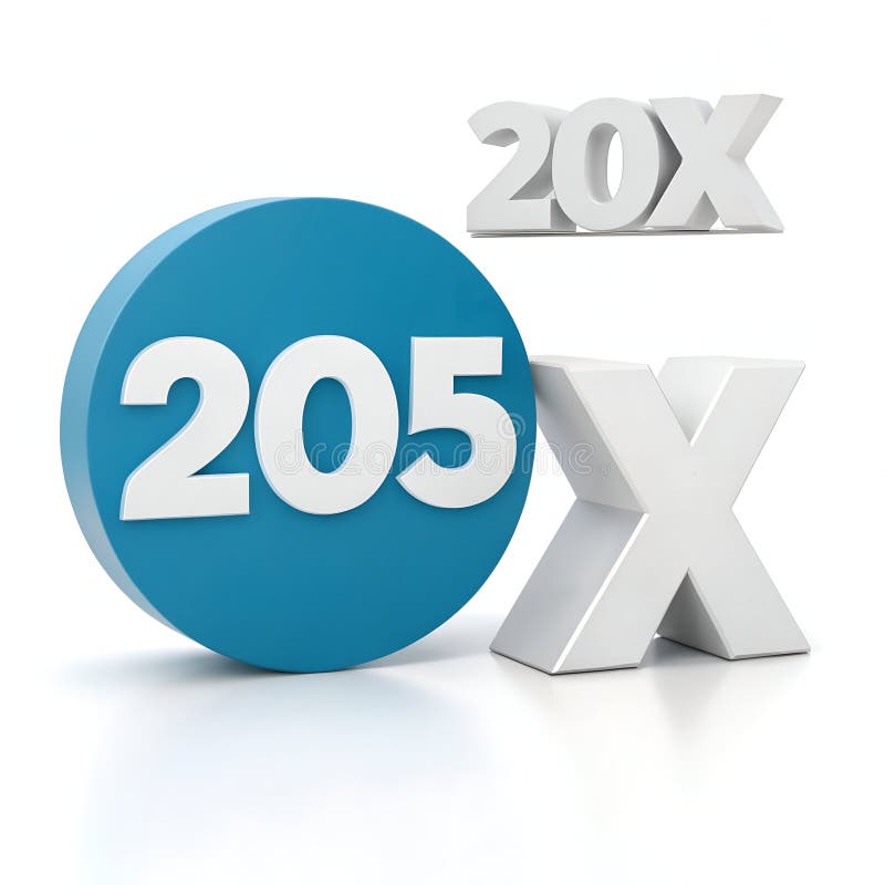 20x 3d Stock Illustrations – 14 20x 3d Stock Illustrations, Vectors ...