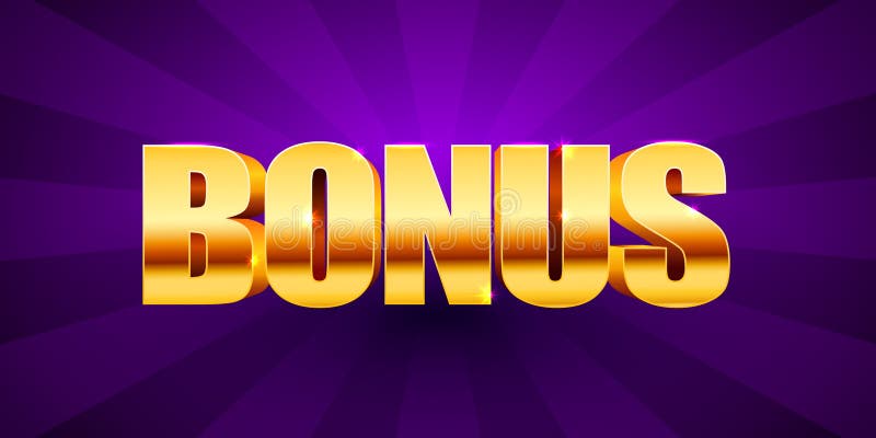 Bonus with Falling Golden Coins. Cashback or Prize Concept Stock Vector ...