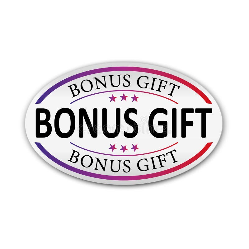 Bonus Gift Web Vector Illustration Label Icon Stock Vector ...