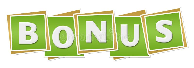 Bonus Green Icons Set with Long Shadow Stock Illustration ...