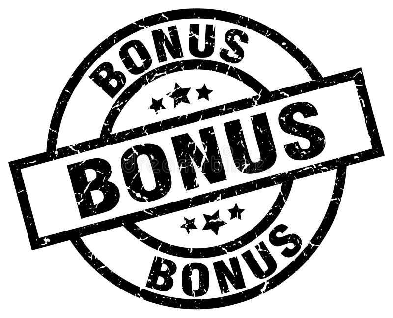 Bonus stamp stock vector. Illustration of banner, element - 153378219