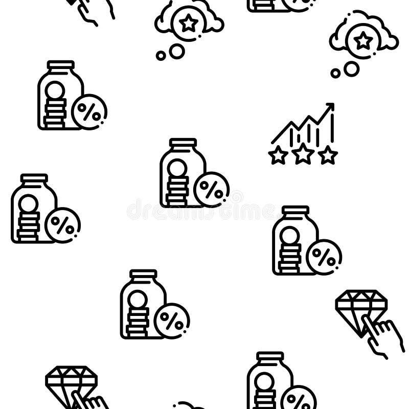 Bonus Hunting Seamless Pattern Vector Stock Vector - Illustration of ...