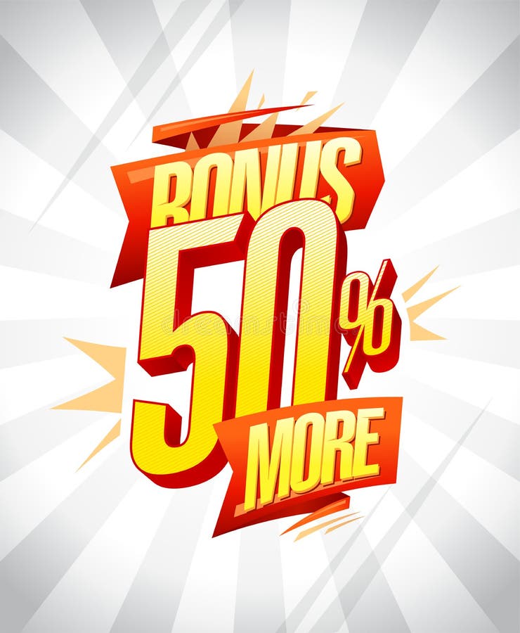 Bonus 50 More Vector Poster Design Stock Vector - Illustration of ...