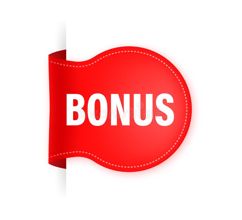 BONUS. Realistic Red Ribbon. Product Advertising. Web Design. Vector ...