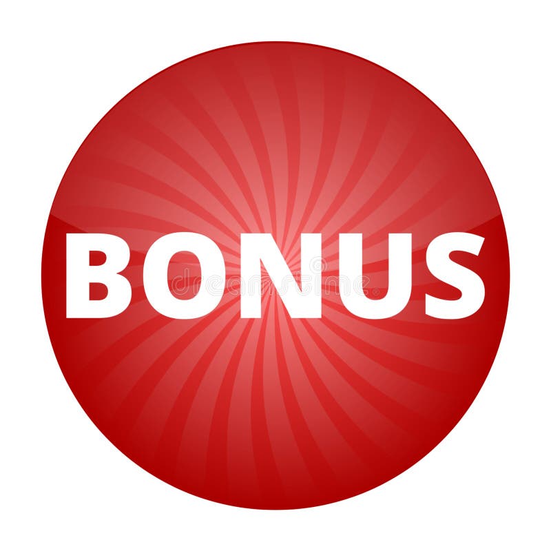 Bonus Red Sign, Button, Icon Stock Vector - Illustration of document ...