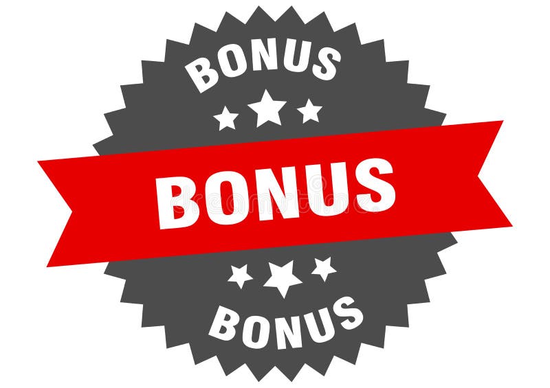 Bonus Circular Star Icon Isolated Sticker Badge Logo Design Elements ...
