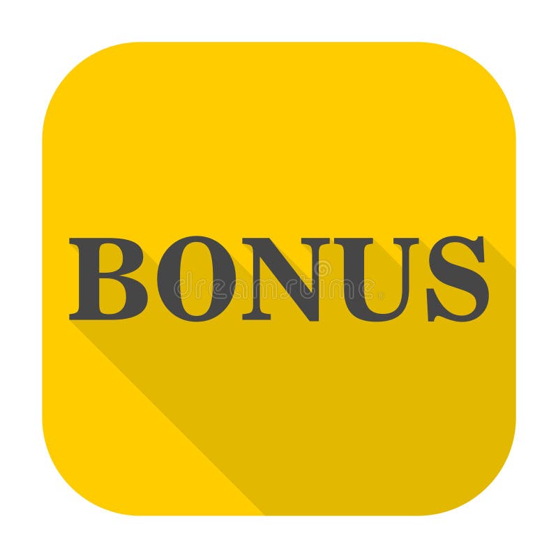 Bonus Sign icon stock vector. Illustration of discount - 100486415