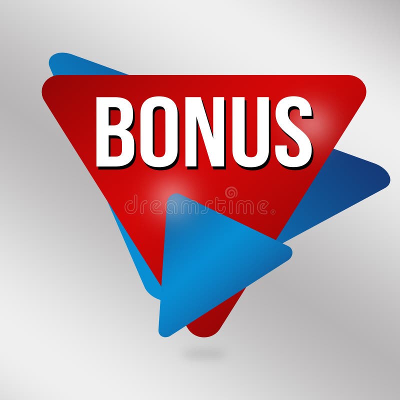 Bonus sign stock illustration. Illustration of affiche - 5392680