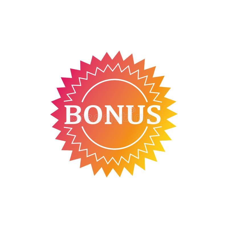 Bonus Sign Multicolored Icon. Vector Illustration Eps 10 Stock Vector ...