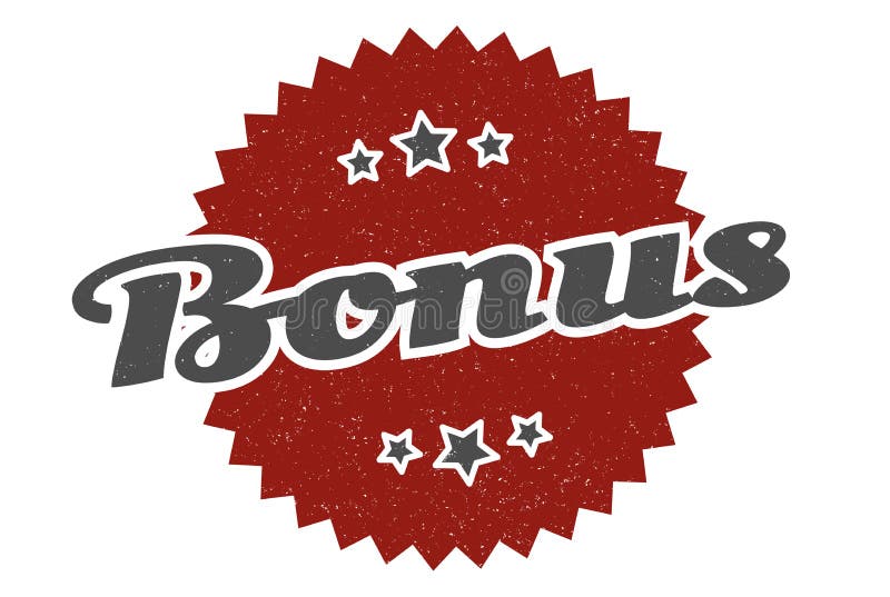 Bonus Sign. Bonus Vintage Retro Label Stock Vector - Illustration of ...