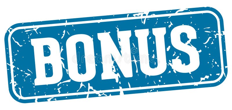 Bonus Rectangular Sign. Bonus Stamp Stock Vector - Illustration of ...