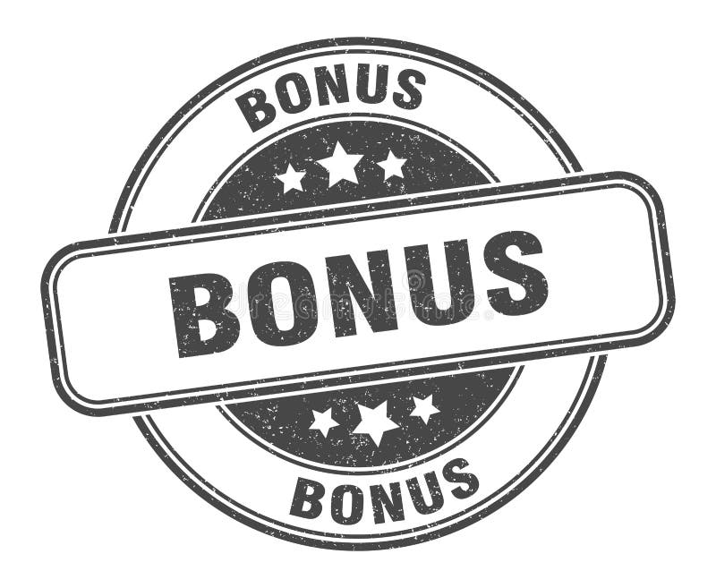 Bonus stamp stock vector. Illustration of banner, element - 153378219