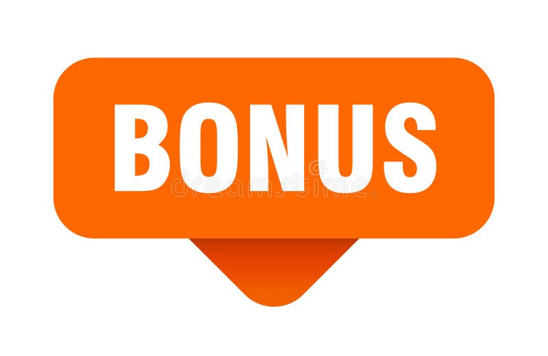Bonus Sticker. Bonus Sign on Transparent Background Stock Vector ...