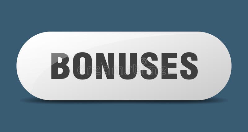 Bonuses Button. Sticker. Banner. Rounded Glass Sign Stock Vector ...