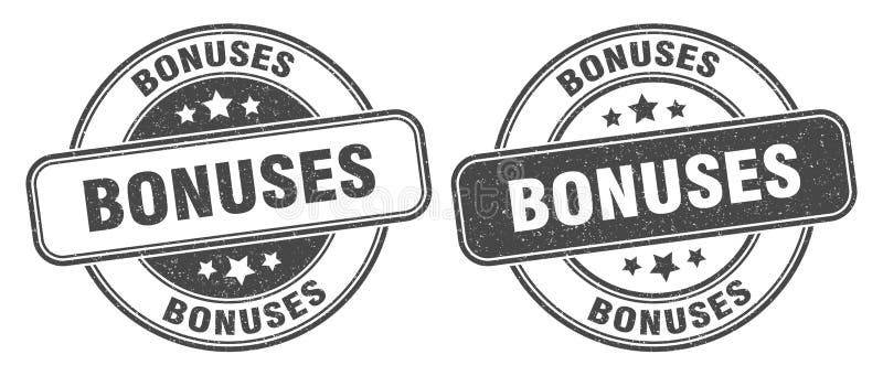 Bonuses Stamp. Bonuses Label. Round Grunge Sign Stock Vector ...