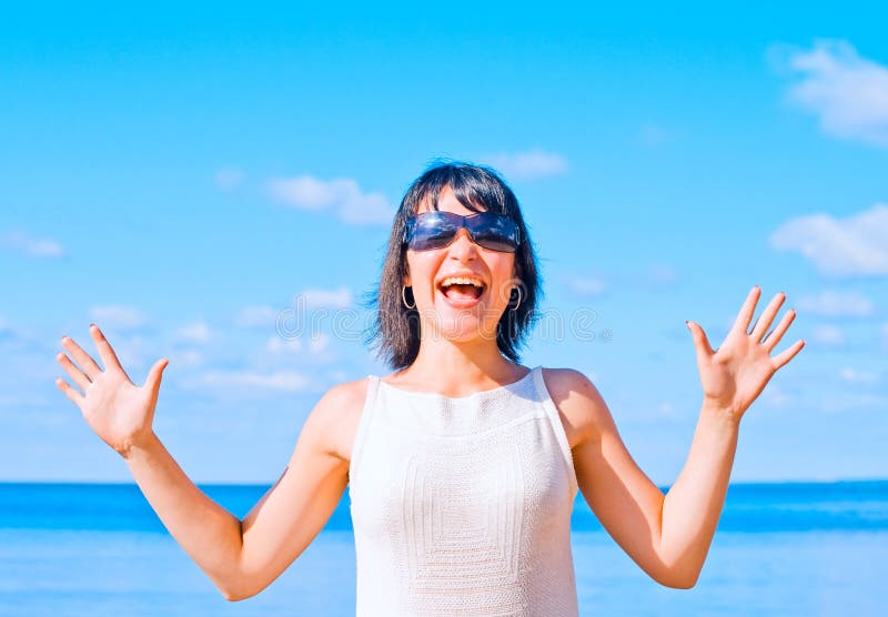 Boo! stock photo. Image of beautiful, cute, expression - 6248362