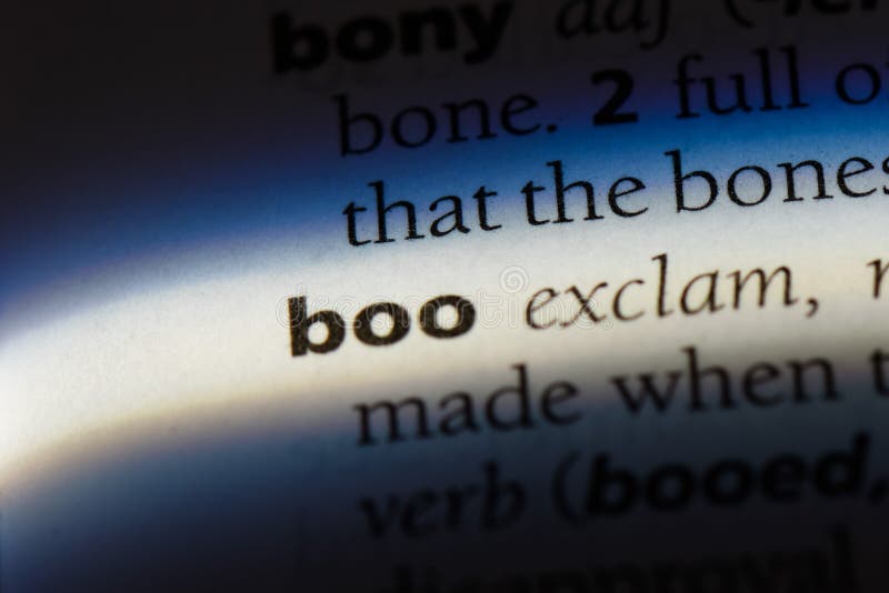 Boo stock photo. Image of book, concept, definition - 114405104