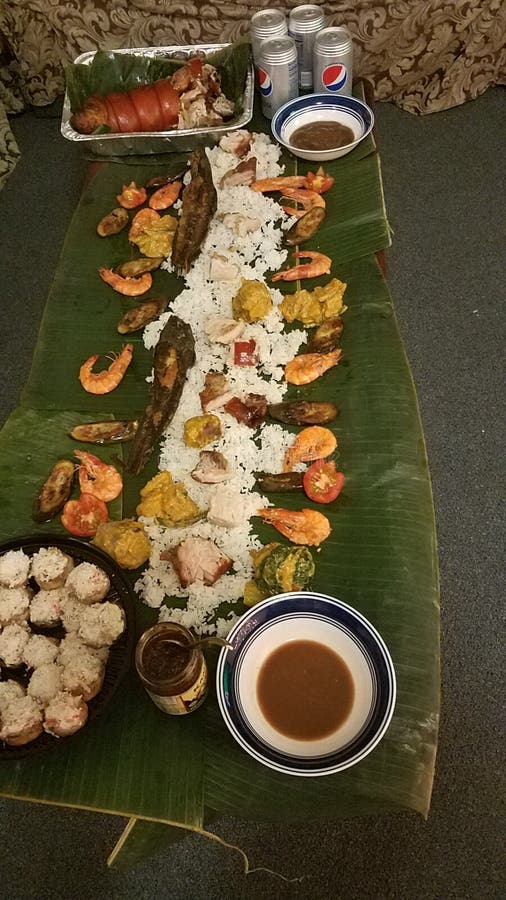 Boodle Fight Filipino Traditional Food Preparation Based on Military ...