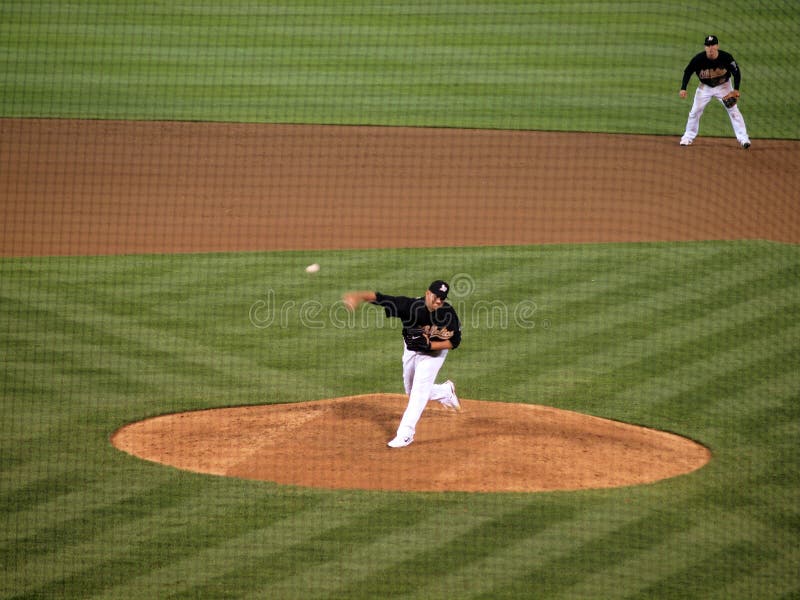 Boof Bonser Throws a Fastball in a Late Inning Editorial Stock Photo ...