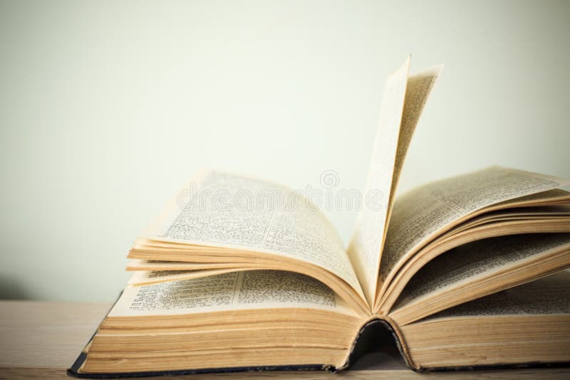 Flying books stock image. Image of book, rising, opened - 1356199