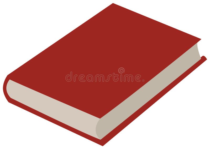 Red book diary notebook stock vector. Illustration of pupil - 20469646