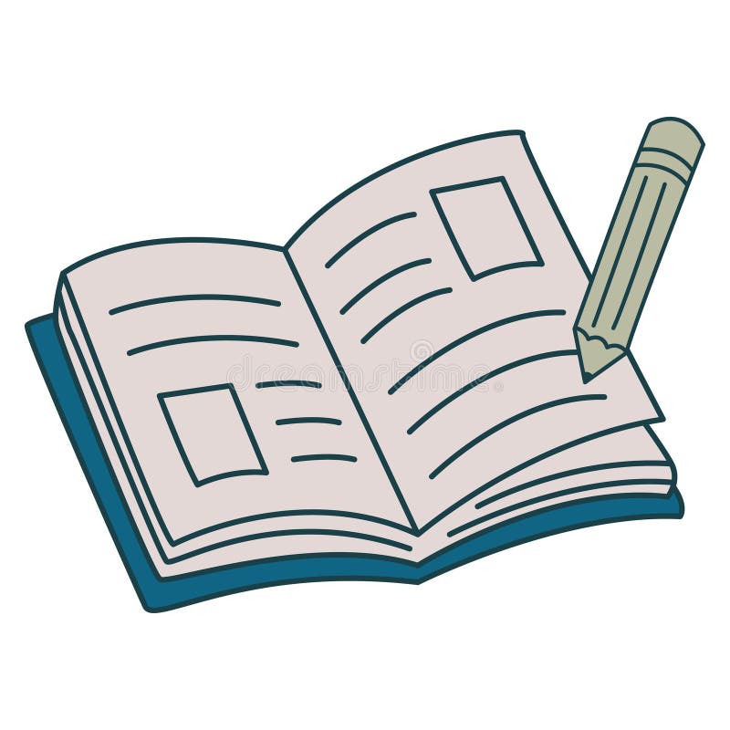 Book Icon for Students and Teacher in Educational Institute Stock ...