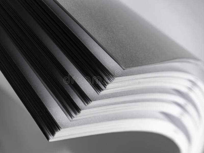 Book - Abstract Structure Made of Paper Sheets Stock Image - Image of ...
