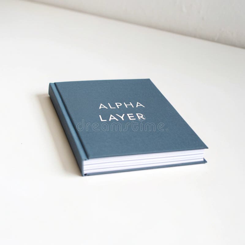 Book Alpha Layer Isolated on White Background Stock Illustration ...