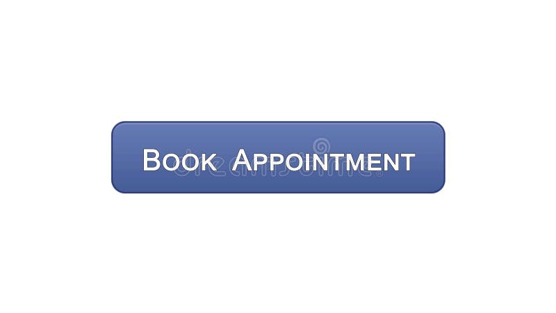 Book Appointment Web Interface Button Clicked with Mouse, Wine Red ...