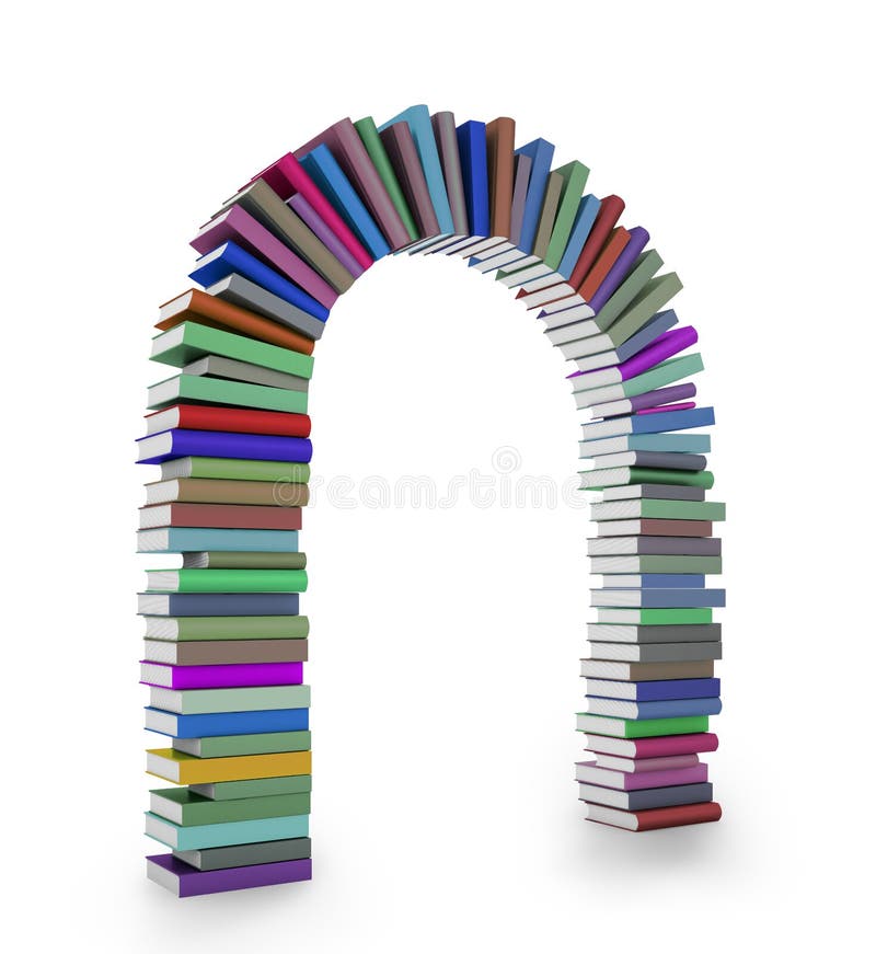 Book arch stock illustration. Illustration of abstract - 60852333