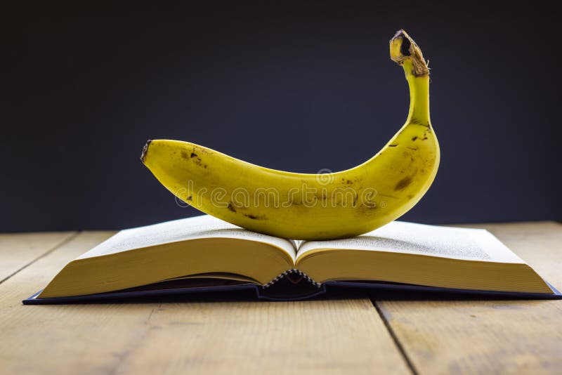 Book with banana stock photo. Image of magic, banana - 28116936