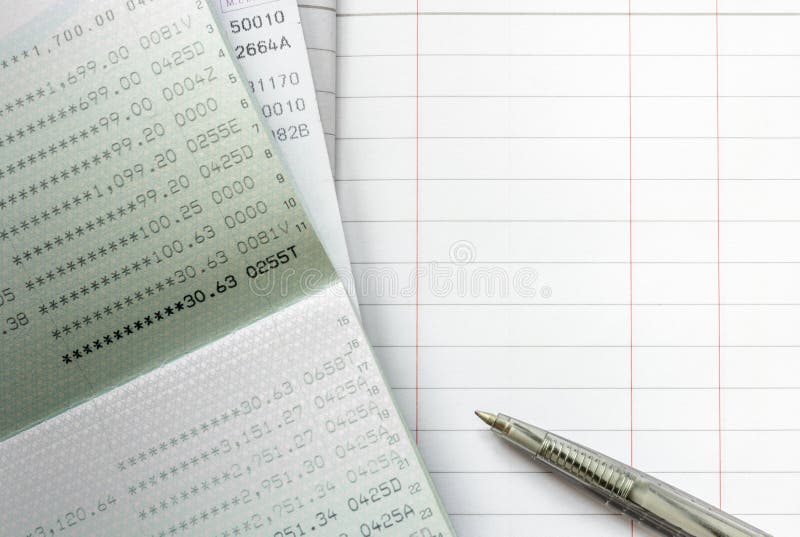 Book Bank with Blank Notebook Stock Image - Image of money, payment ...