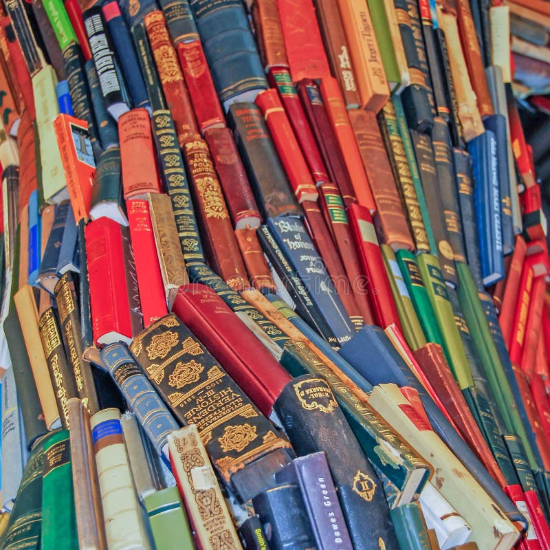 Book big colored stack editorial photography. Image of education ...