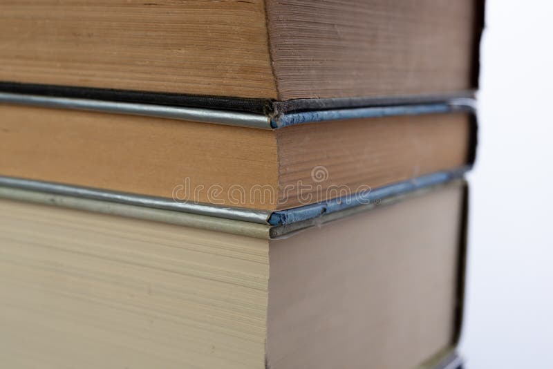 Book Binding and Page Corners Stock Image - Image of backmatter ...