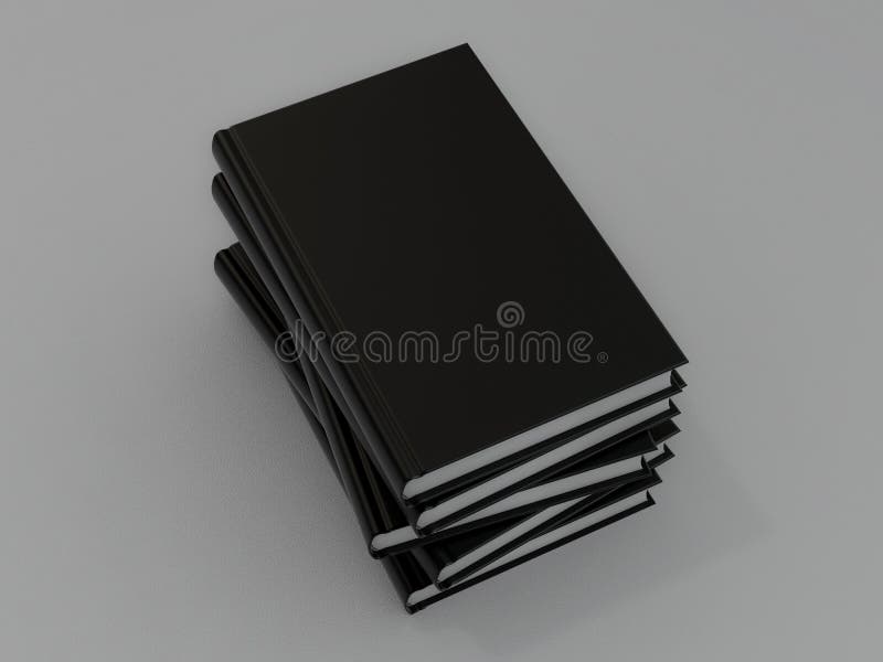 Book black on gray skin stock illustration. Illustration of media ...