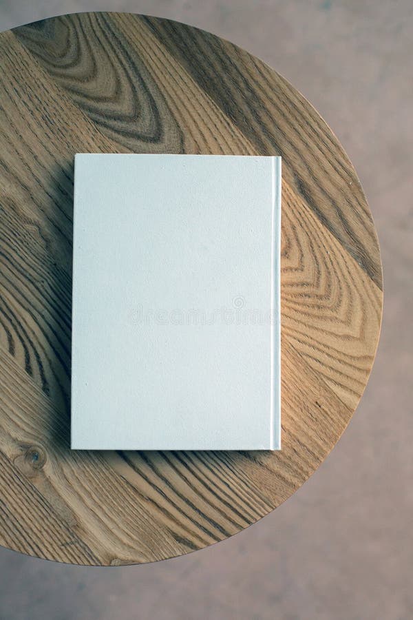 A Book with a Blank Empty Cover Mockup Template Stock Photo - Image of ...