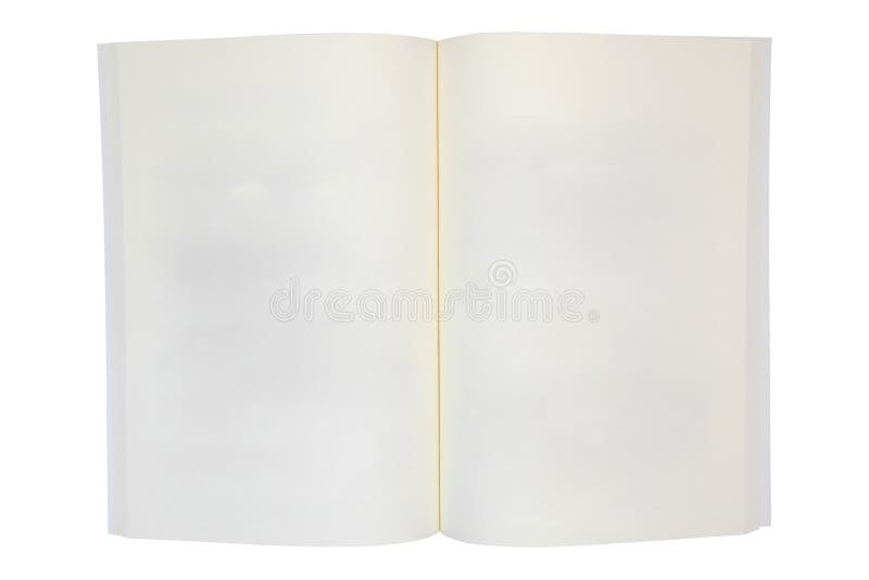 Book with blank pages stock image. Image of information - 18642357