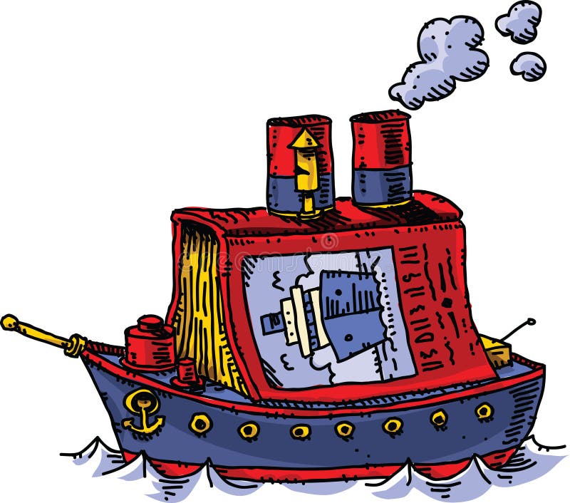 Book Boat stock illustration. Illustration of cartoon - 41194991