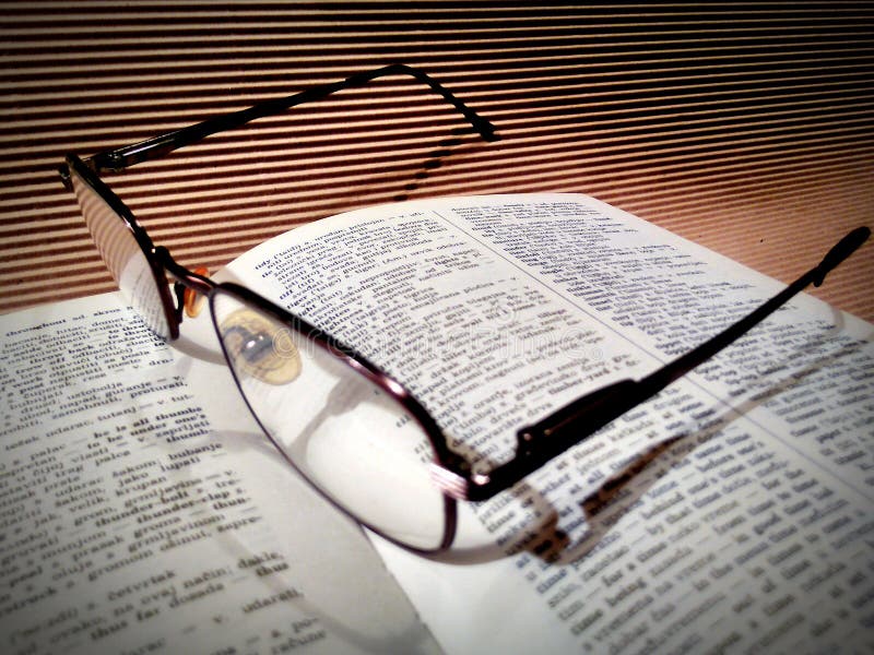 Book stock photo. Image of glasses, reading, pause, book - 150242040