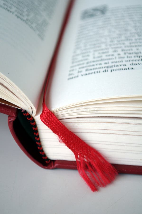 Book and bookmark stock image. Image of information, library - 13379871