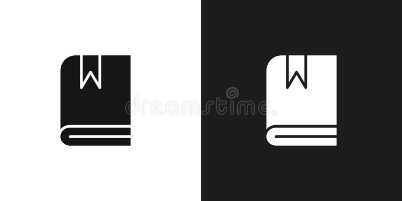 Book Bookmark Icon Logo Set Vector Stock Vector - Illustration of ...