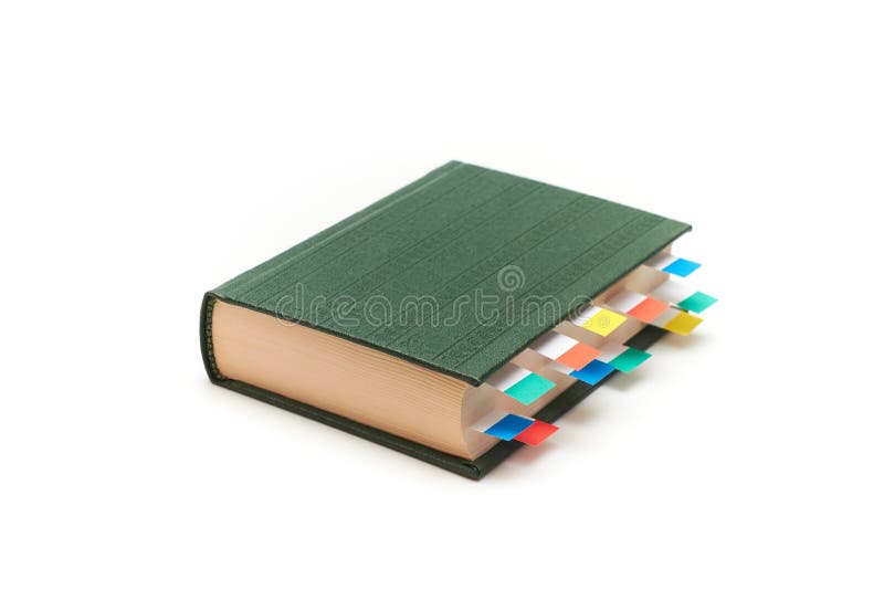Book with bookmarks stock photo. Image of book, reading - 29554740