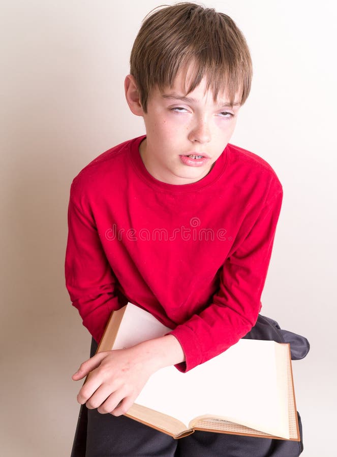 This Book is so Boring - Teen Rolling His Eyes Stock Photo - Image of ...