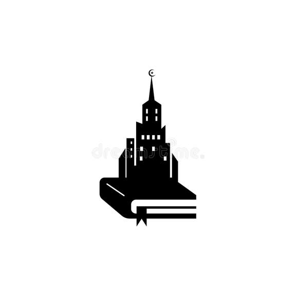 Book Building Logo Abstract Vector Design Illustration Stock Vector ...