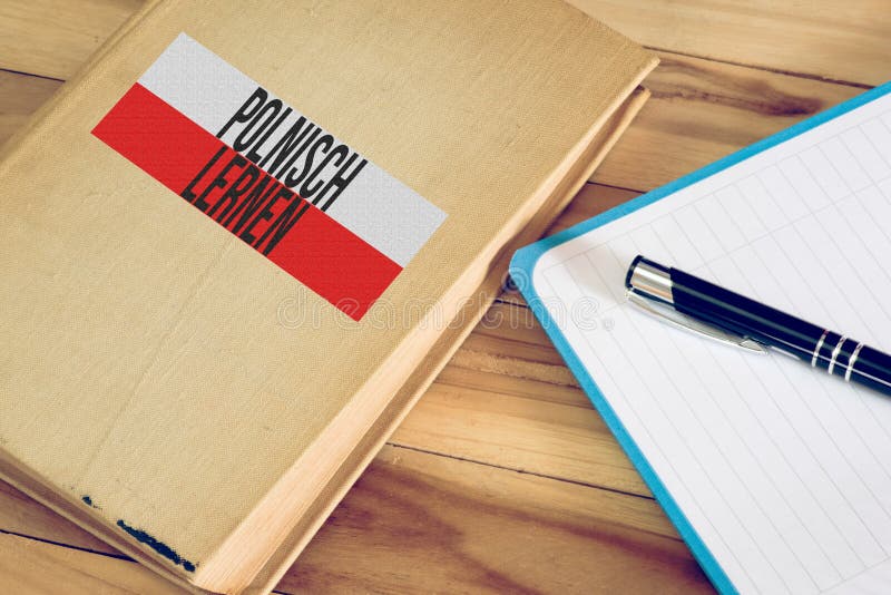 A book called Learn Polish stock photo. Image of knowledge - 219820998