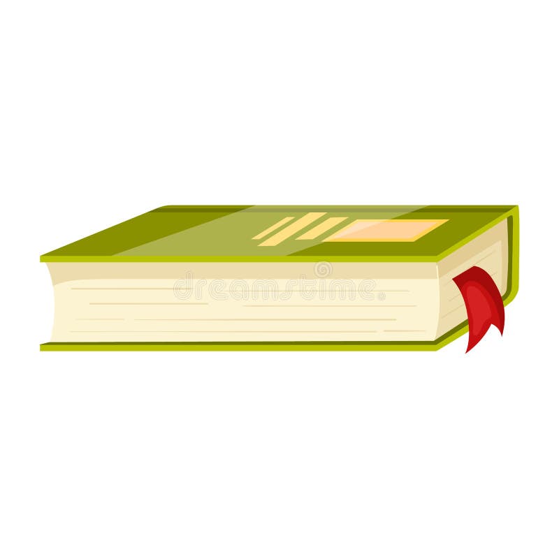 Vintage Old Book Cartoon Vector Illustration Stock Vector ...