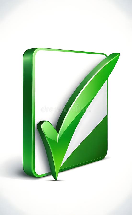 Book with Checkmark stock illustration. Illustration of achievement ...