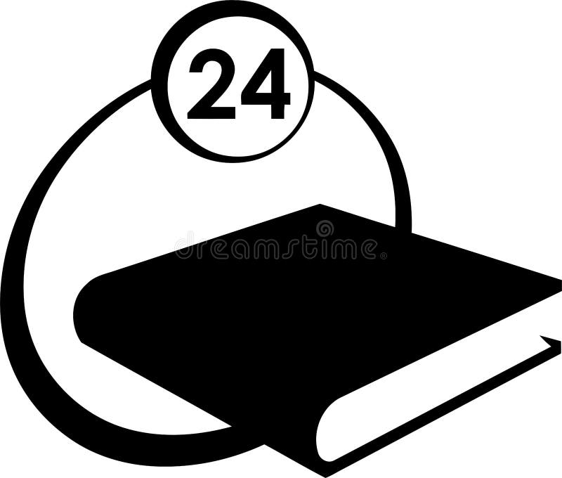 Book And Circle, Library And Book, Icon, Logo, Sticker Label Stock ...