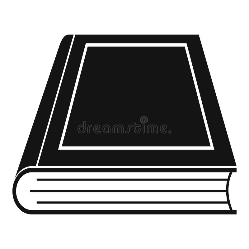 Closed Book Icon, Outline Style. Stock Illustration - Illustration of ...